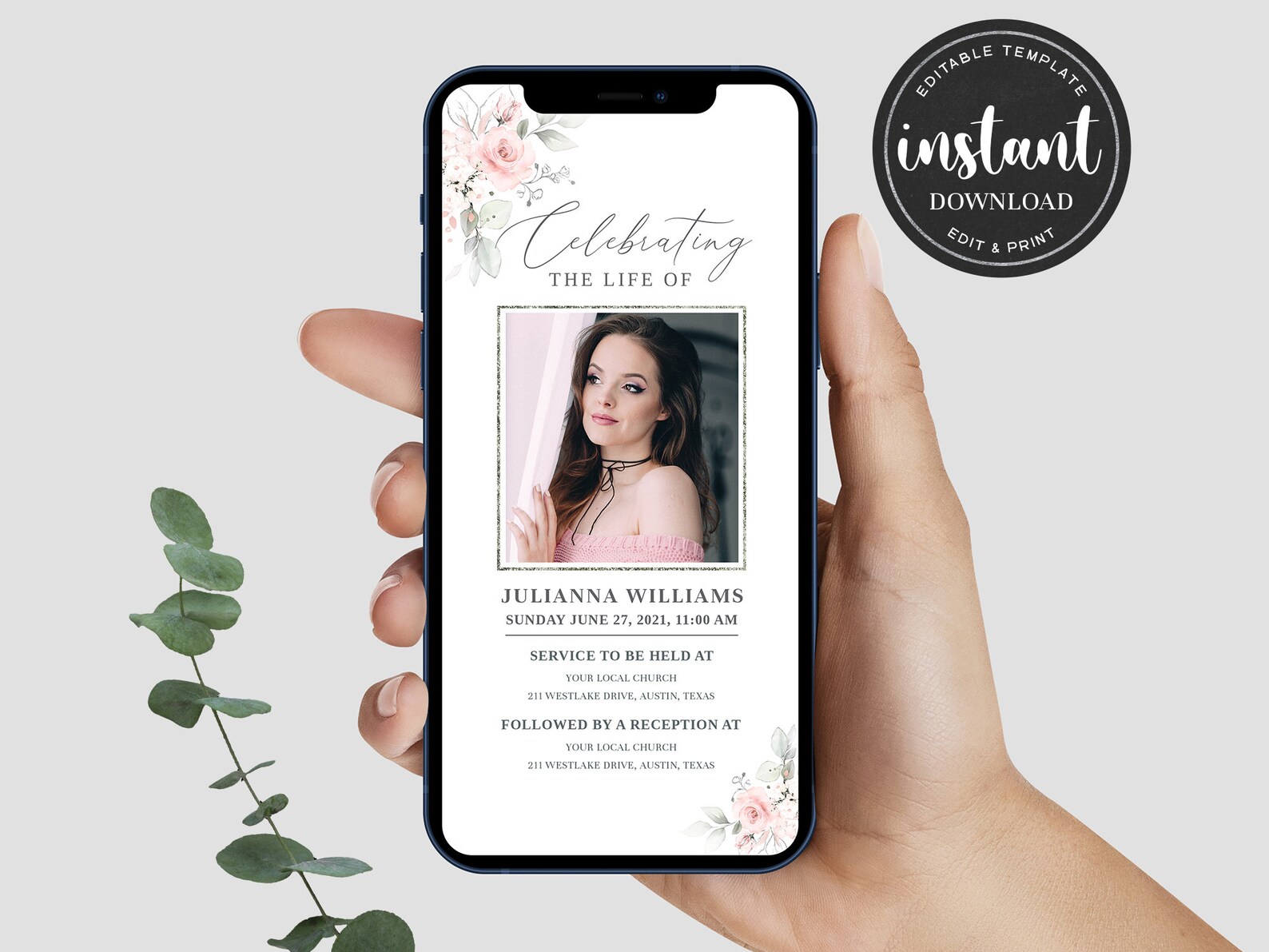 Editable Funeral Bundle Funeral Program Bundle Celebration | Etsy