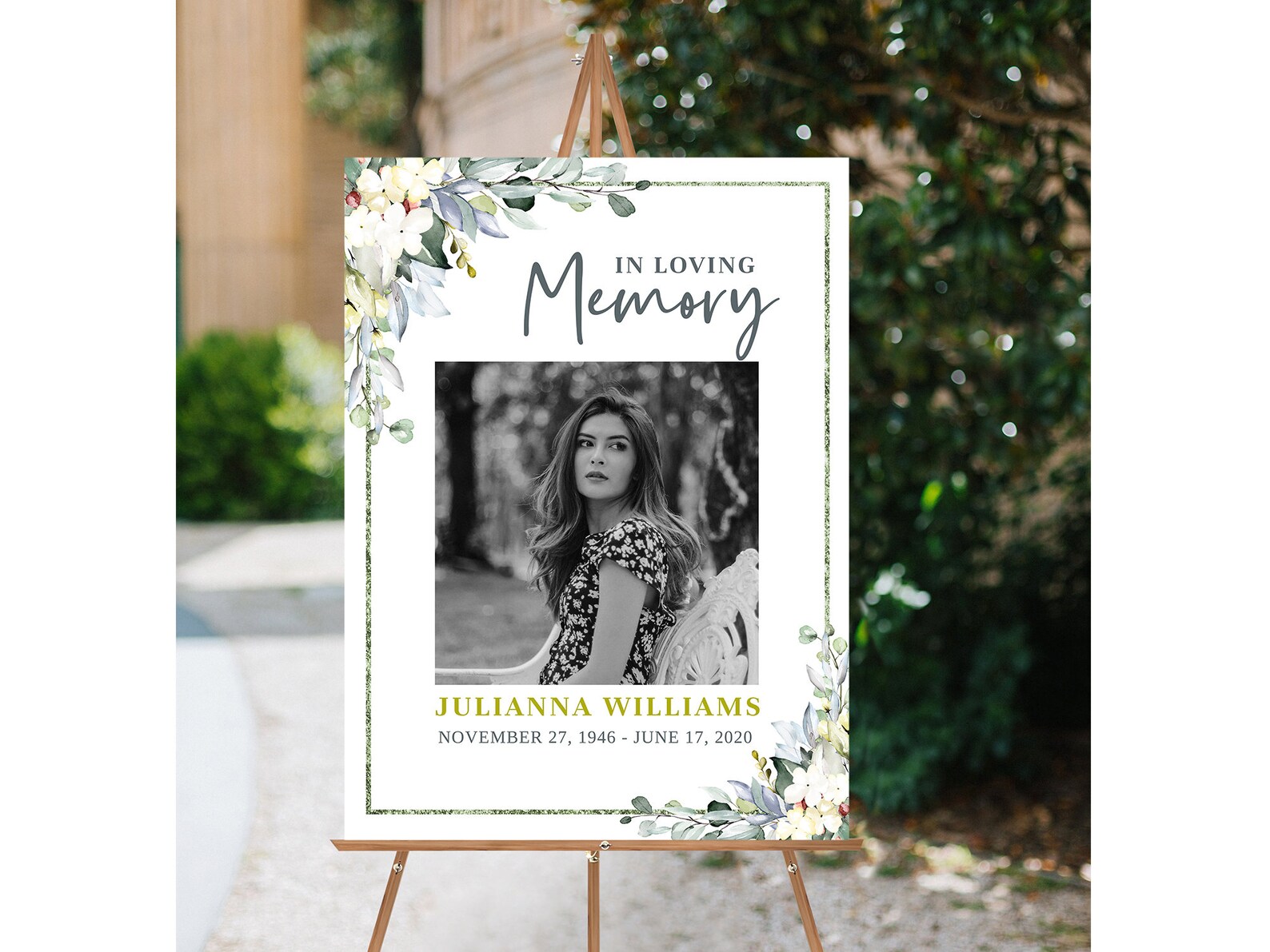 Funeral Welcome Sign Celebration of Life Welcome Sign - Etsy