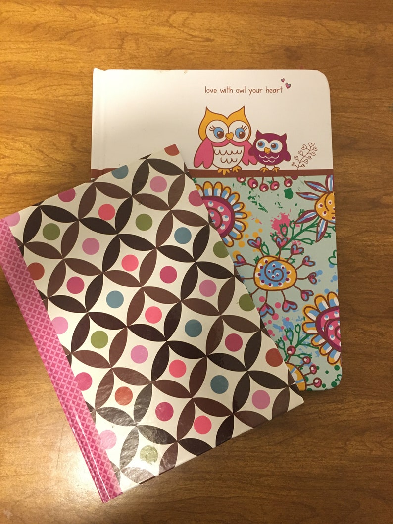 Cute Kid's Owl Journal Hard Cover With Extras & Bonus - Etsy