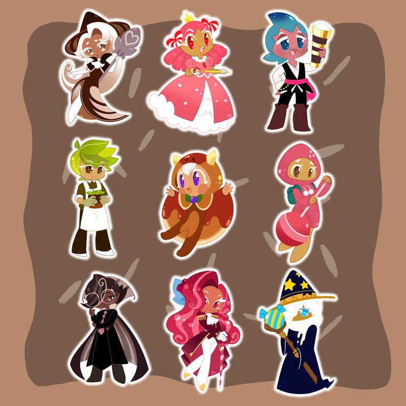 Cookie Run Kingdom Stickers - Etsy