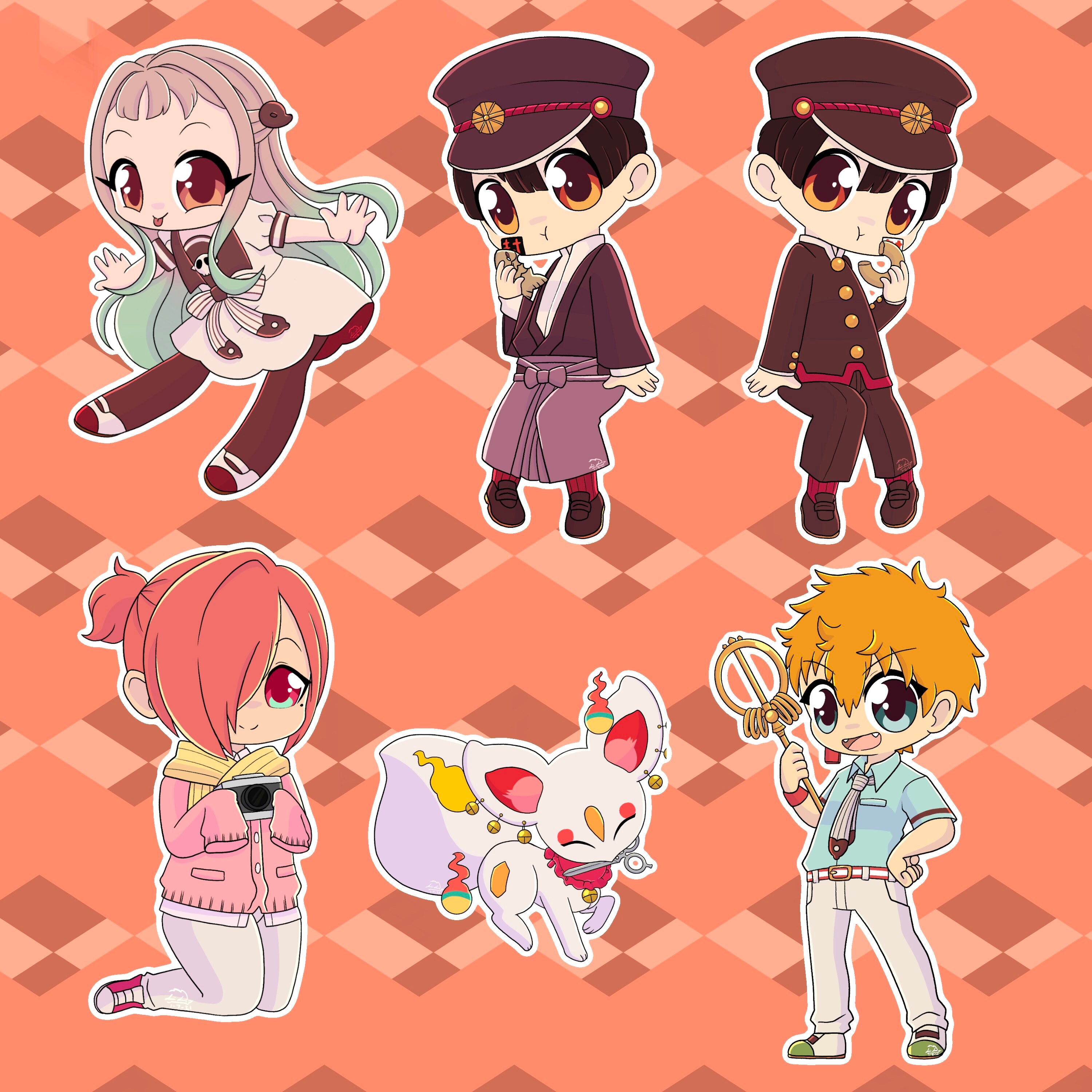 Toilet-Bound Hanako-Kun Stickers | Etsy