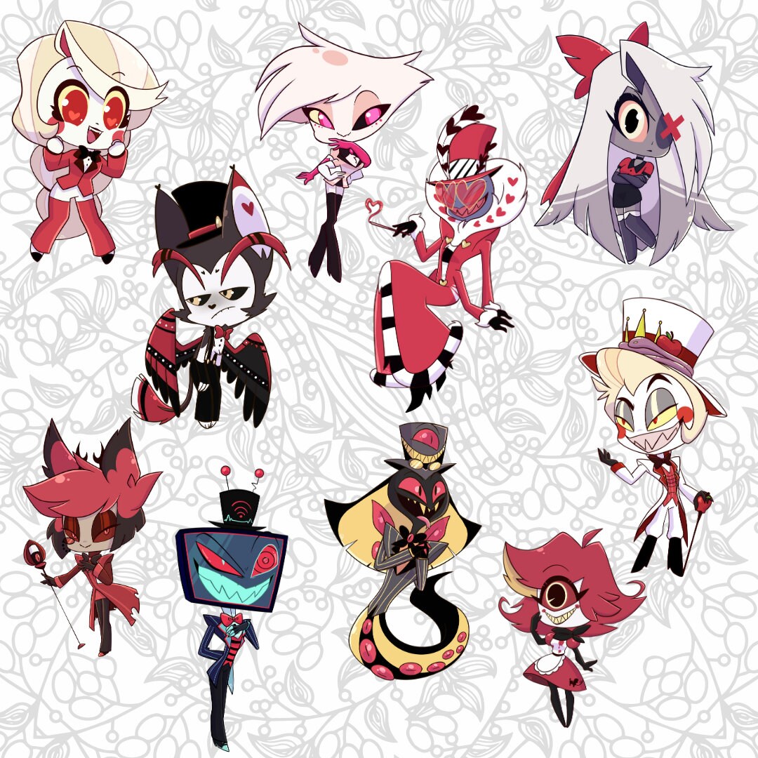 Hazbin Hotel Stickers - Etsy