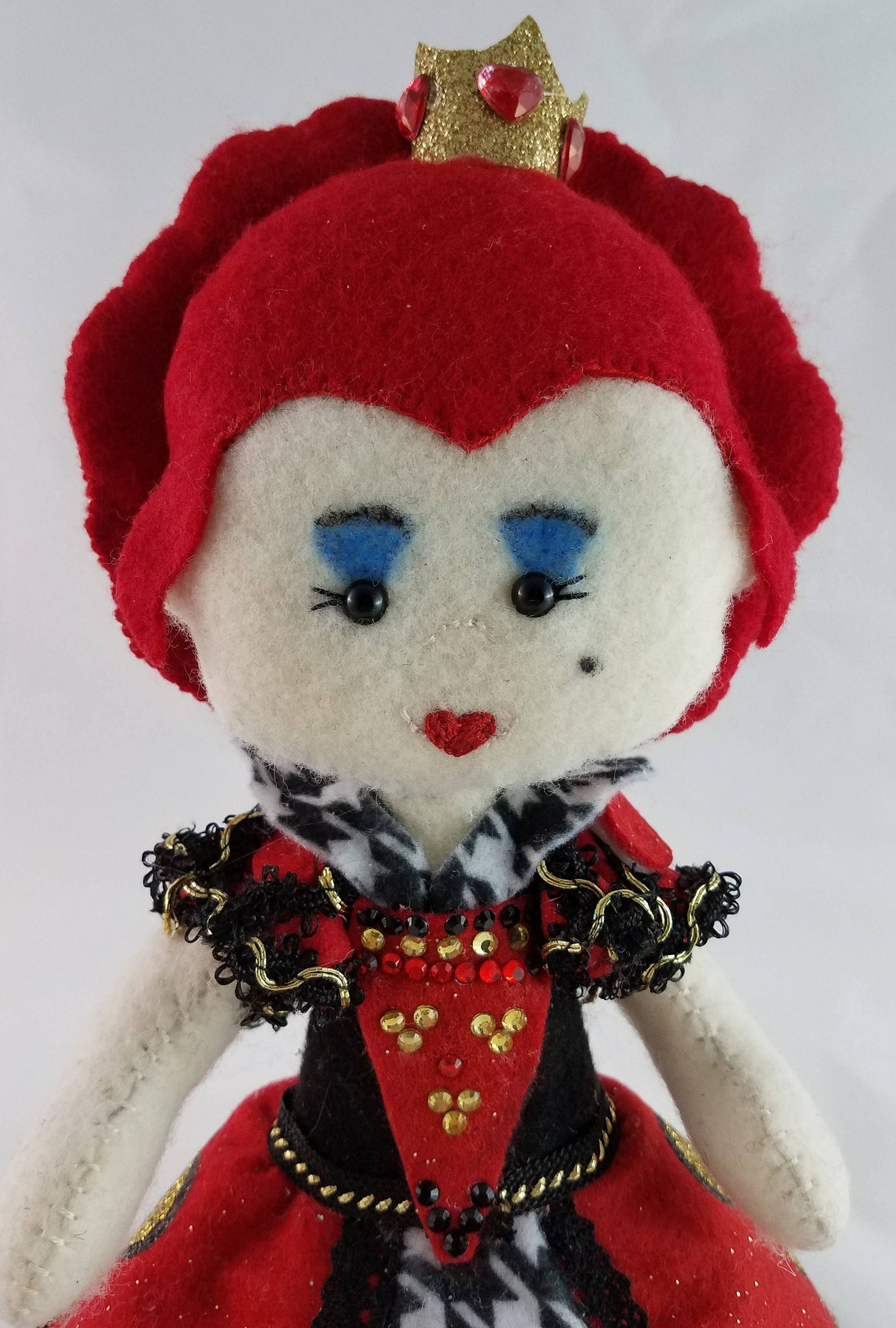 Alice in Wonderland Character Inspired Felt Doll: the Red Queen - Etsy