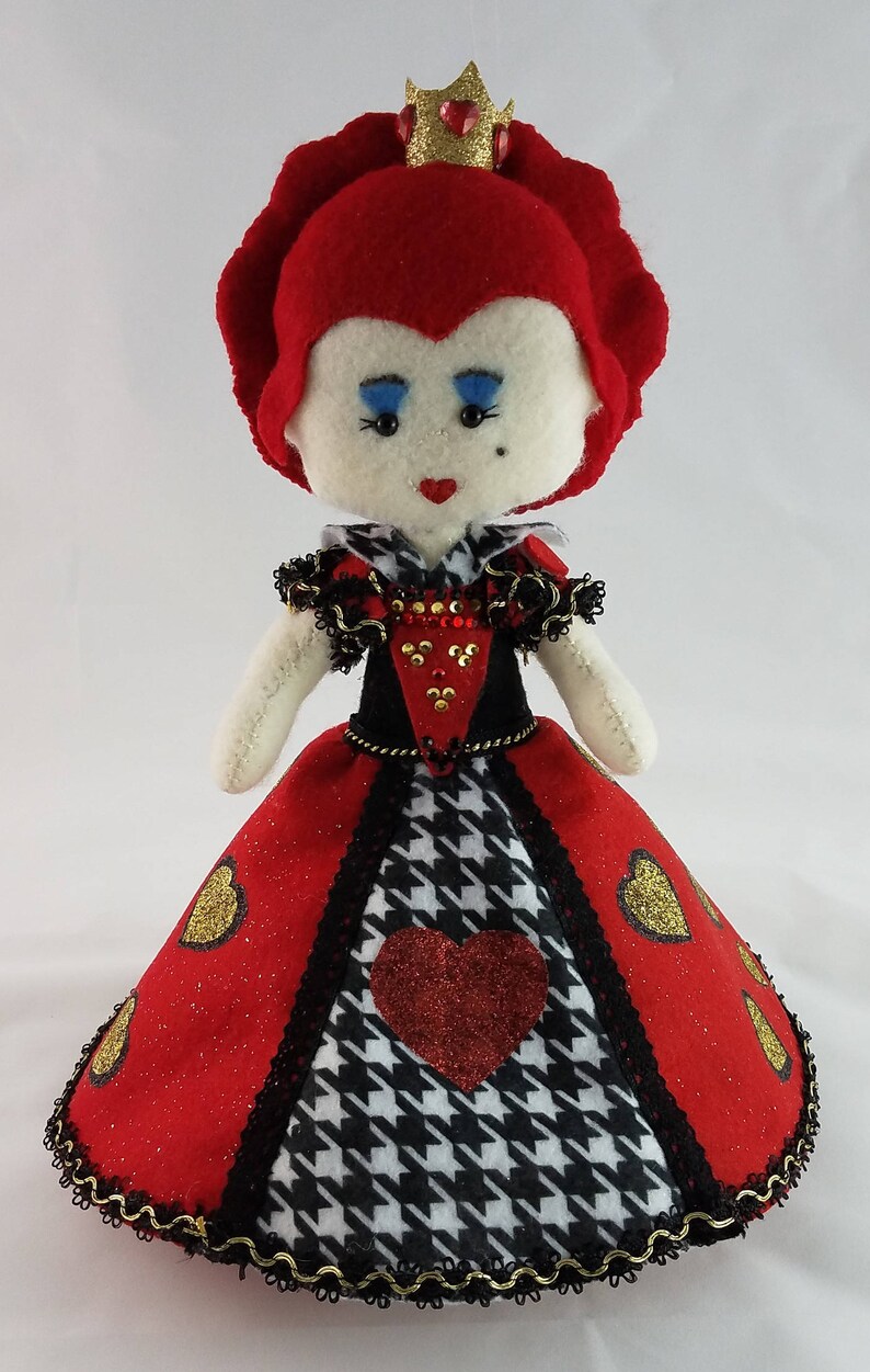 Alice in Wonderland Character Inspired Felt Doll: the Red Queen - Etsy