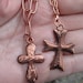 Copper Cross Necklace- Choose From 4 Different Ones - Etsy