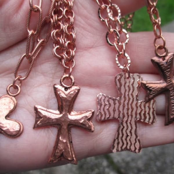 Copper Cross - Etsy