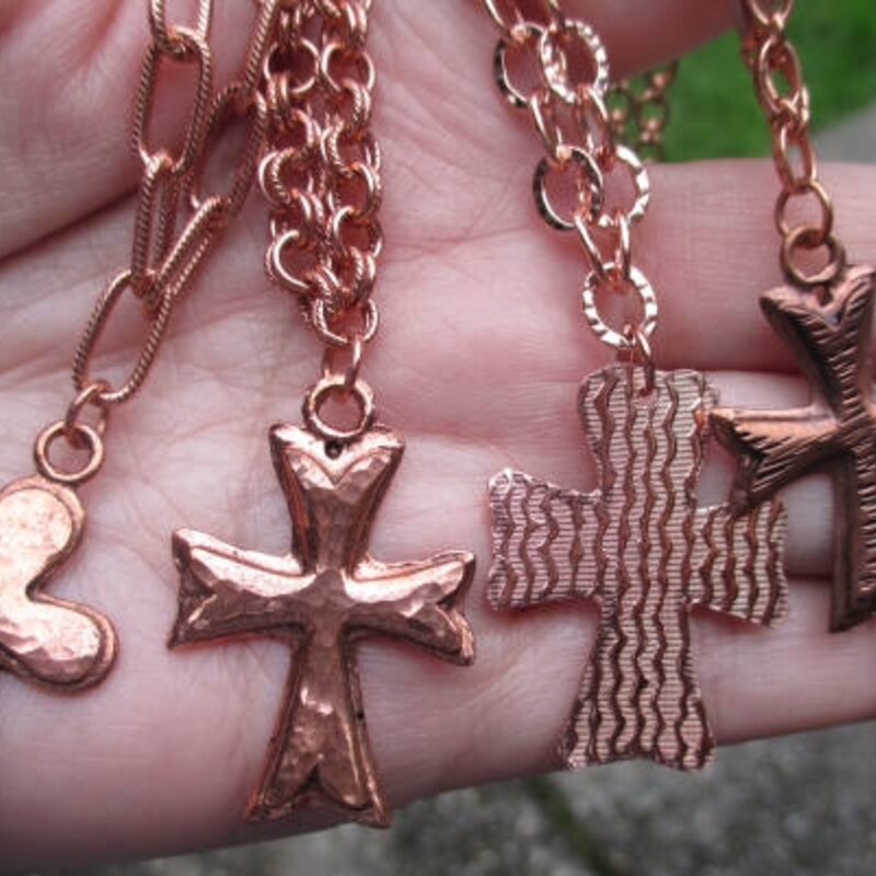 Copper Cross - Etsy