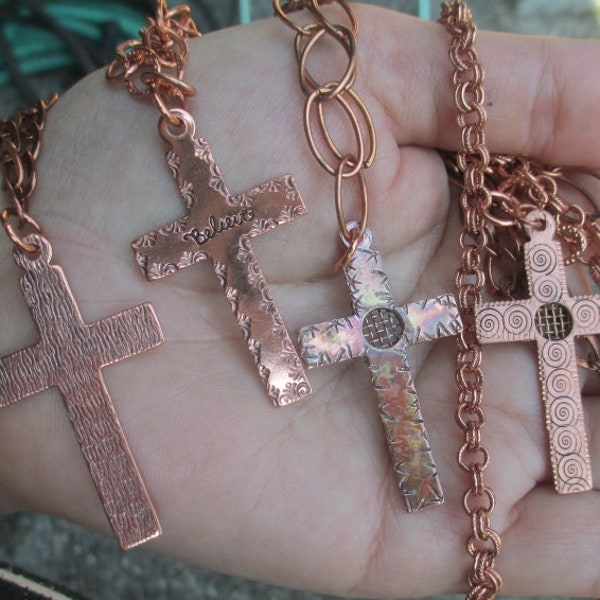 Copper Cross - Etsy