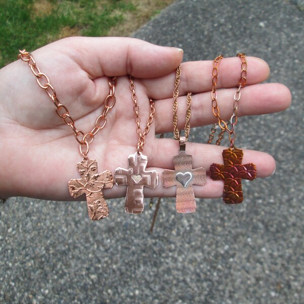 Copper Cross - Etsy