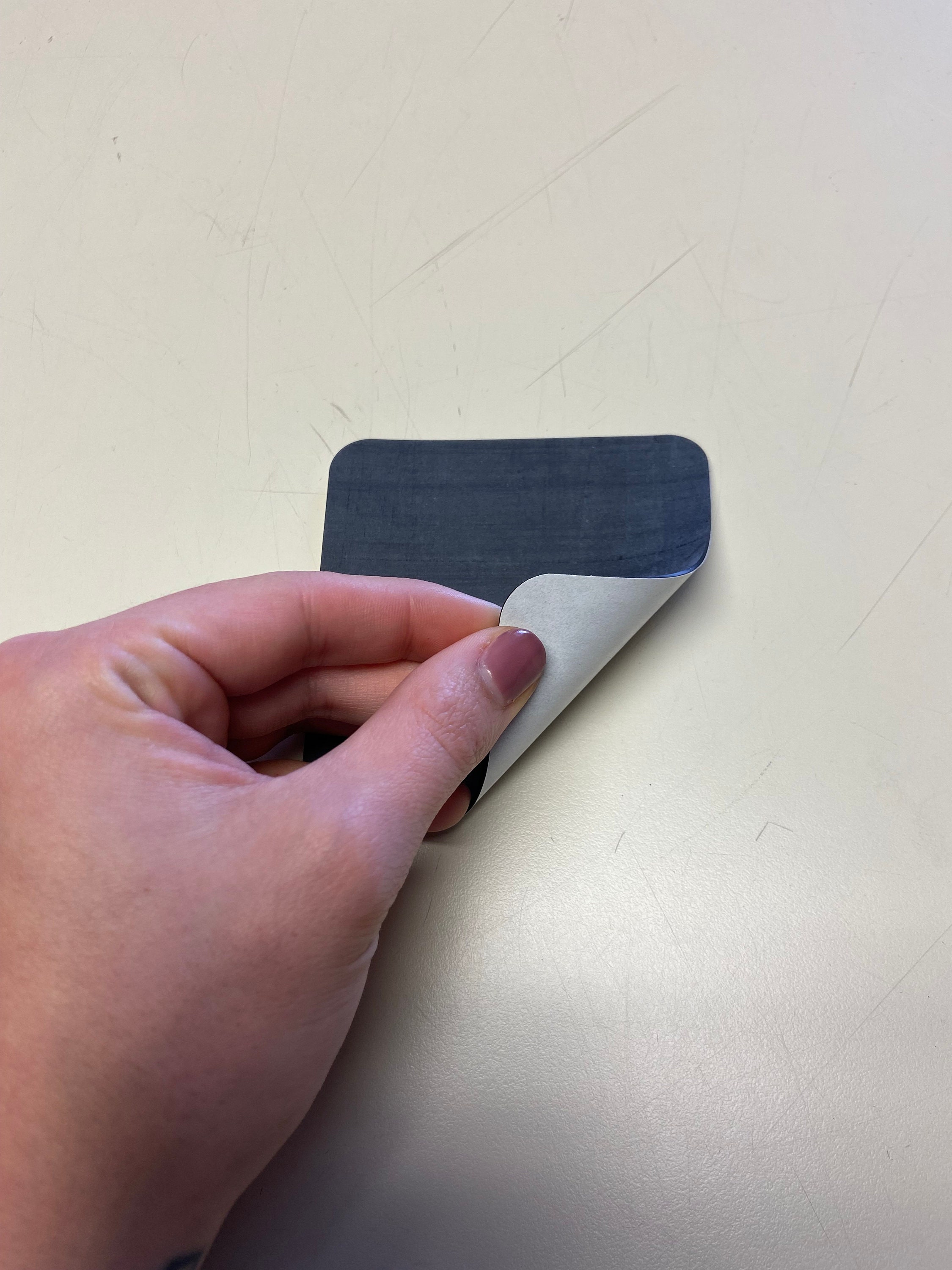 Black Buna-n 60 Durometer Rubber Square 3-3/8" X 3-1/2" With Adhesive ...