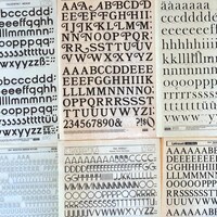 VINTAGE / RANSOM ALPHABET - Picture Letters E-Z Dry Rub on Transfer ...