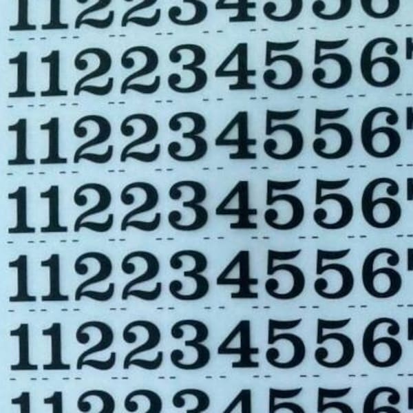 Rub on Numbers - Etsy Australia