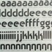 TABASCO MEDIUM (36pt/72pt) Letraset Rub on Letter/number Transfers ...