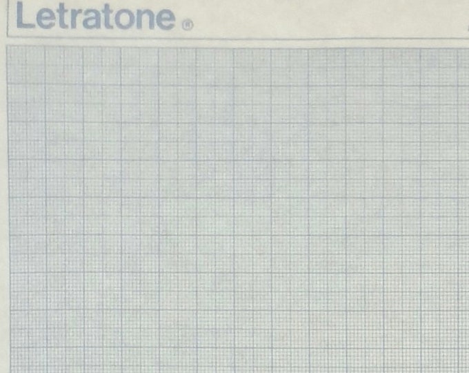 BLUE GRAPH Paper Screentone Pattern Letraset Letratone Manga Screentone ...