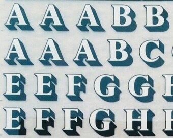 Letraset lettering | Etsy