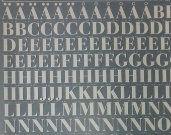 Rub on letters | Etsy