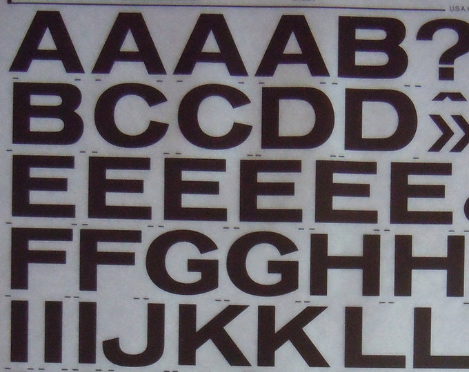 VENUS BOLD EXTENDED (16pt/66pt/96pt) Letraset Vintage Instant Rub on ...