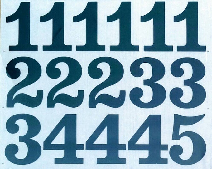 ANCIENT EGYPTIAN NUMBERS 48pt Chartpak Numeral Dry Rub on Transfers ref ...