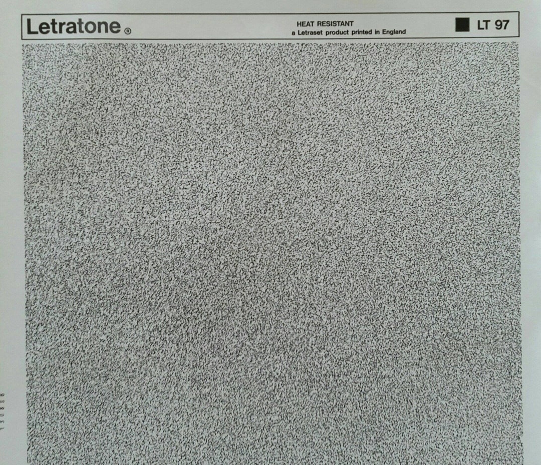 WHITE NOISE/ Fuzz (LT98-LT376) Manga Screentone Letraset Letratone ...