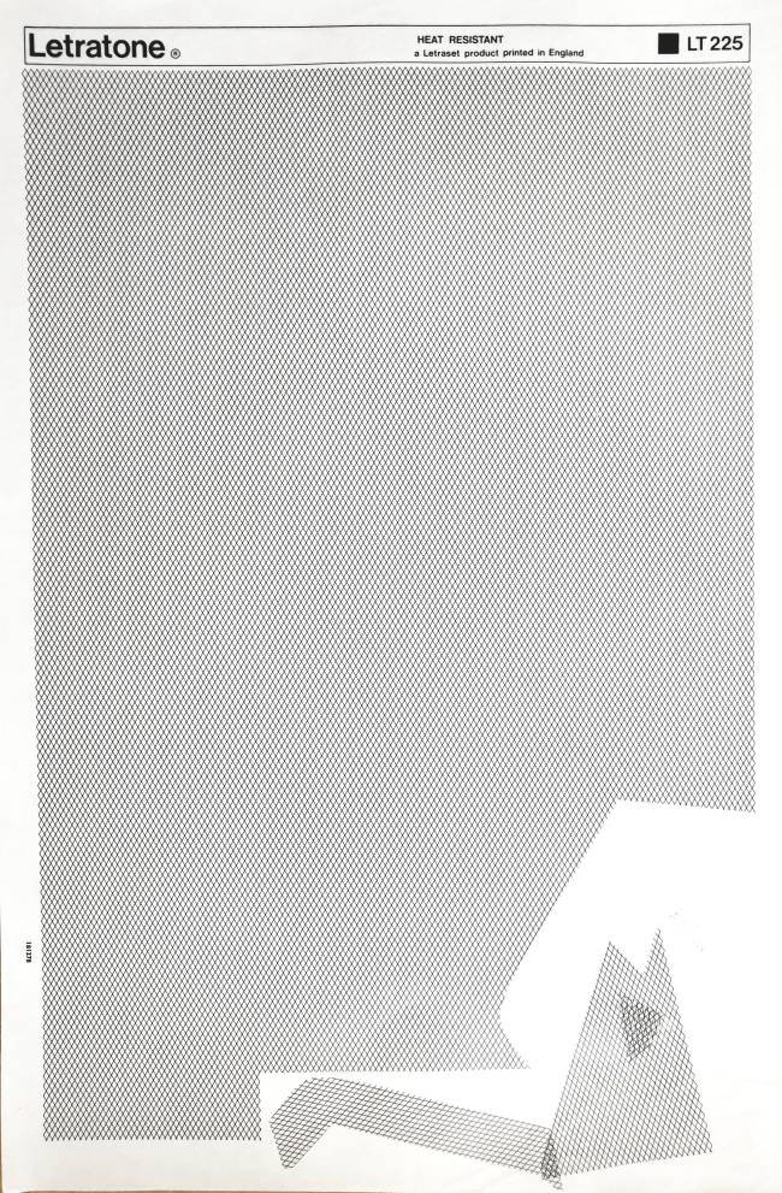 DIAMOND GRID / Diamond Pattern - Letraset Letratone Manga Screentone ...