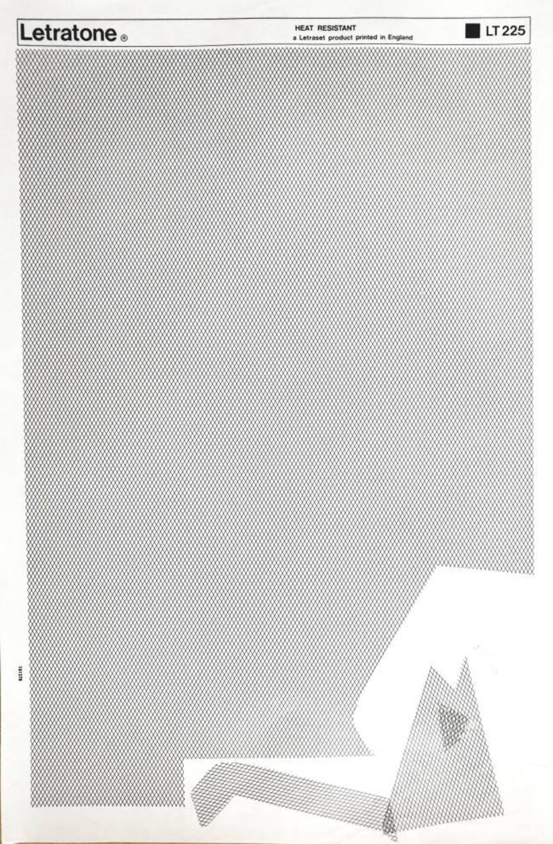 DIAMOND GRID / Diamond Pattern - Letraset Letratone Manga Screentone ...