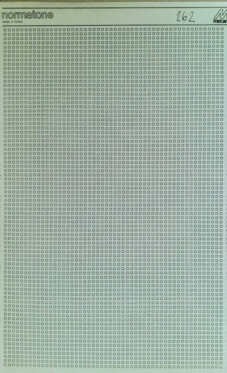 SQUARES / SQUARE GRID Manga Screentone Normatone Mecanorma Adhesive ...