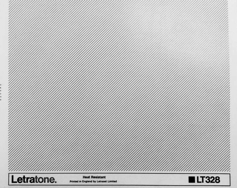 DIAGONAL LINES / STRIPES Letraset Letratone / Normatone - Etsy UK