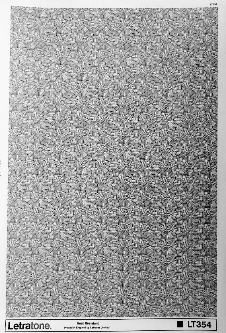 Varios PATRONES / TEXTURAS - Manga SCREENTONE Letraset Letratone ...