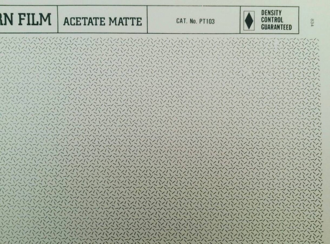 Various Manga SCREENTONE PATTERNS - Chartpak Shading & Pattern Film ...