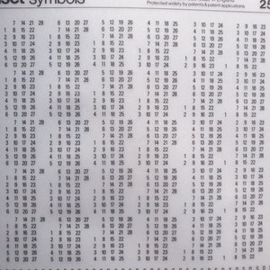 CALENDAR REFERENCES Letraset Instant Lettering Vintage Rub on Letter ...