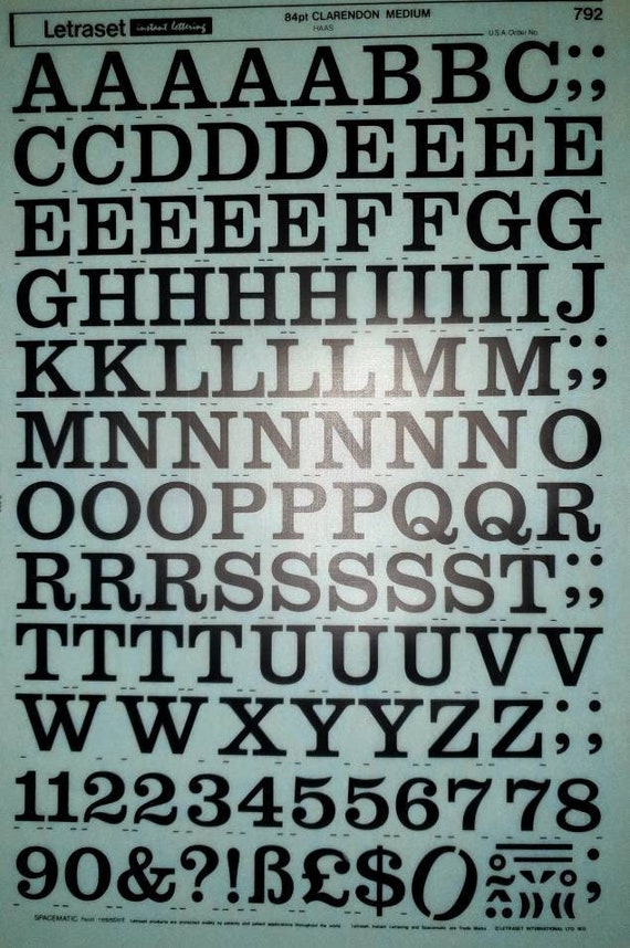 Letraset Fonts