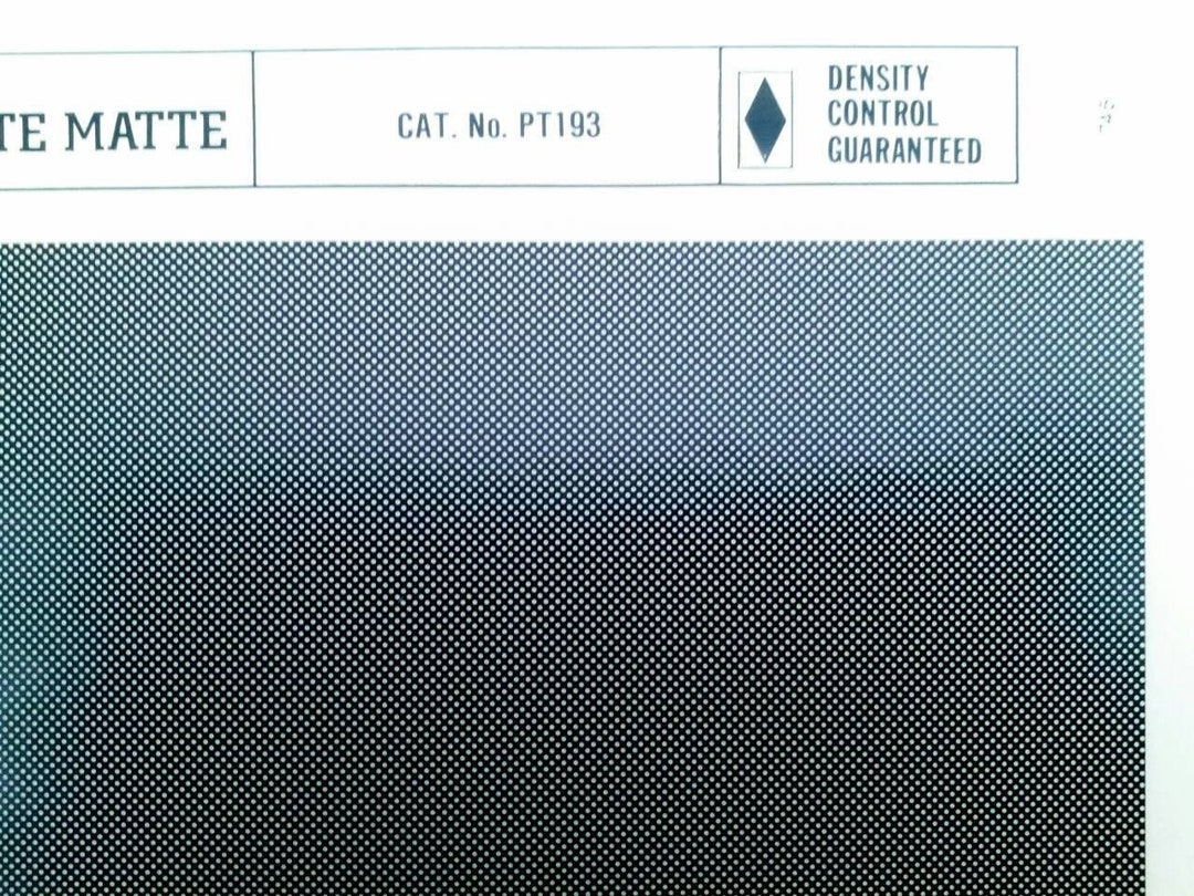 TRANSPARENT DOTS / BLACK Background - Manga Screentone Film Chartpak ...