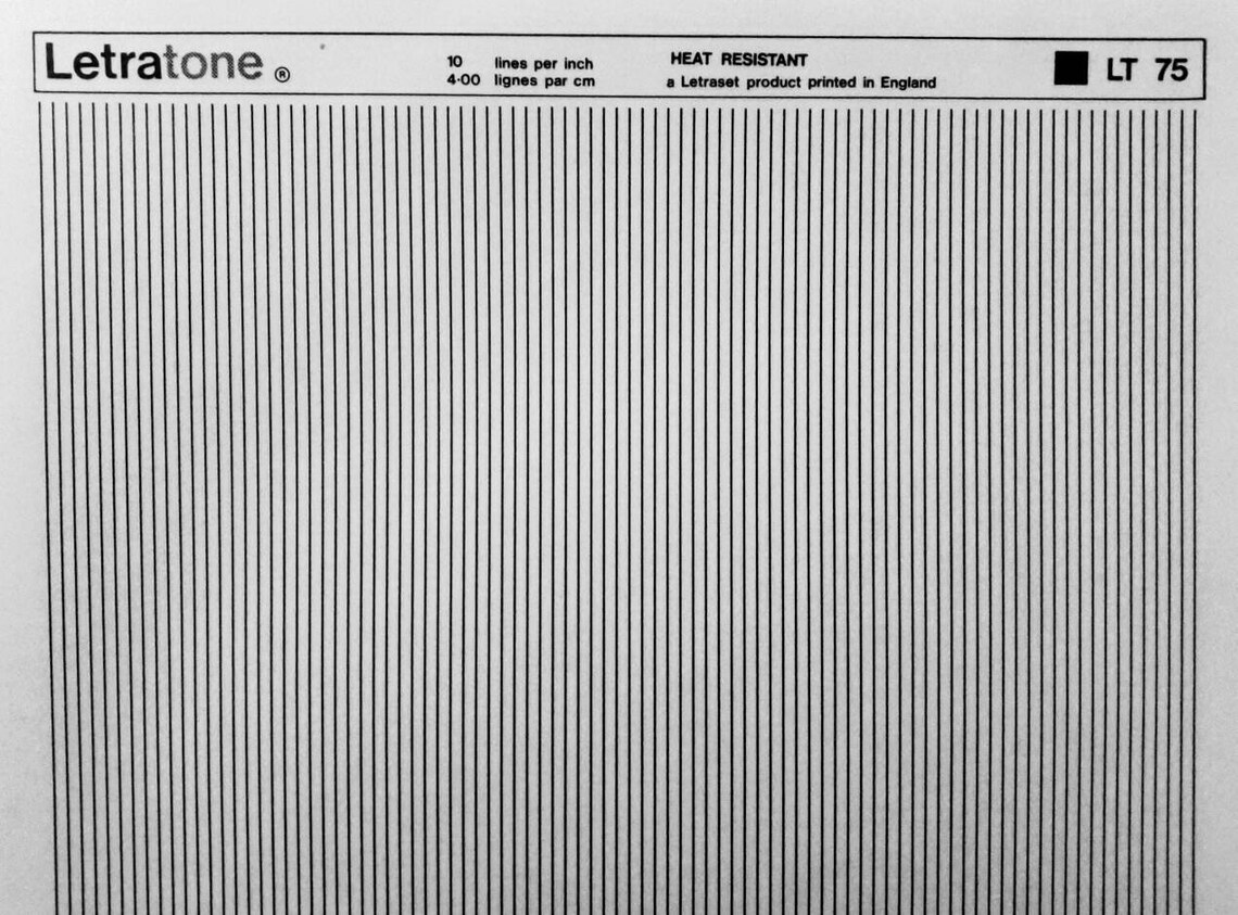 LINES (letraset Numbers From #LT74 - #LT170) Manga SCREENTONE Shading ...