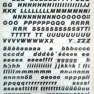 HELVETICA BOLD ITALIC 20pt/36pt/60pt/72pt/84pt/ Letraset - Etsy