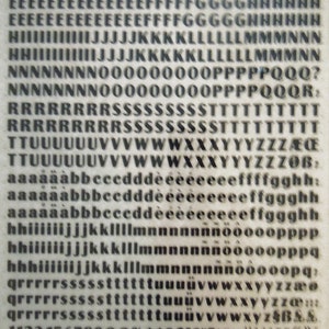 JIMINY CRICKET - Chartpak Dry Letter Transfers (choose Font Size) - Etsy