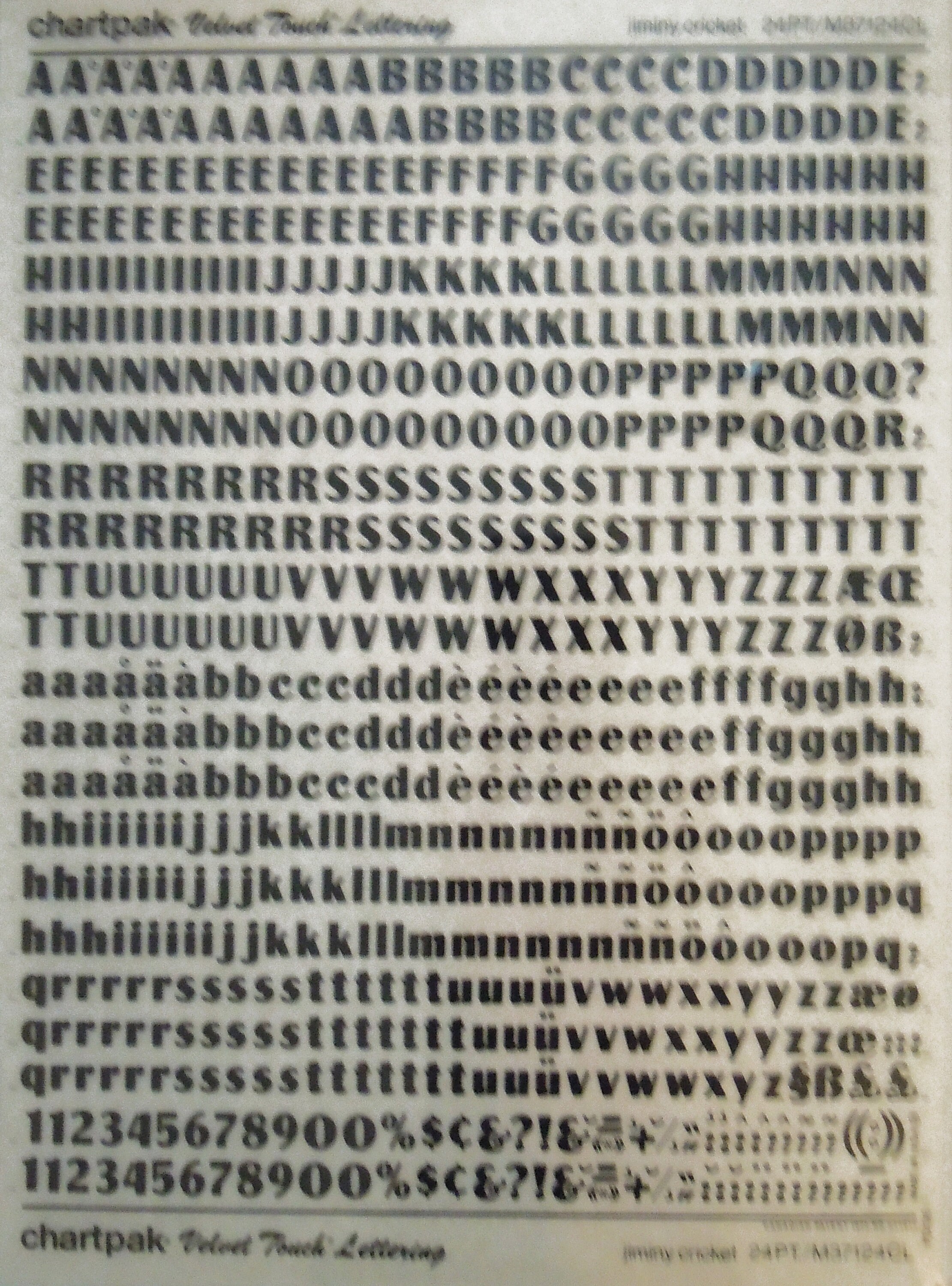 JIMINY CRICKET Chartpak Dry Letter Transfers choose Font - Etsy