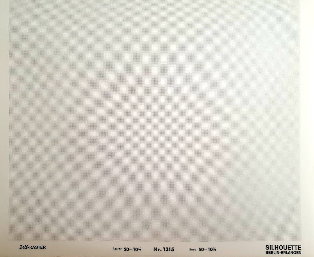 DOTS Shading Film - Silhouette Manga Screentone Shading & Pattern Film ...