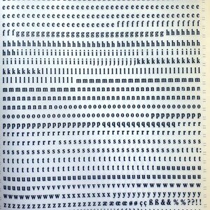 PLANTIN BOLD CONDENSED (10pt/12pt/20pt/24pt/36pt) Mecanorma Letter ...