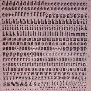 PLANTIN BOLD CONDENSED (10pt/12pt/20pt/24pt/36pt) Mecanorma Letter ...