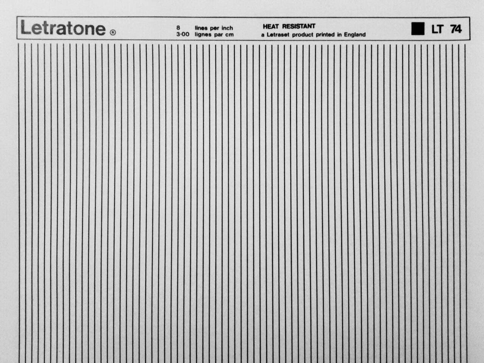 LINES (letraset Numbers From #LT74 - #LT170) Manga SCREENTONE Shading ...