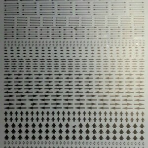 ARROWS Symbols Letraset Rub on Symbol Shape Transfers | Etsy UK