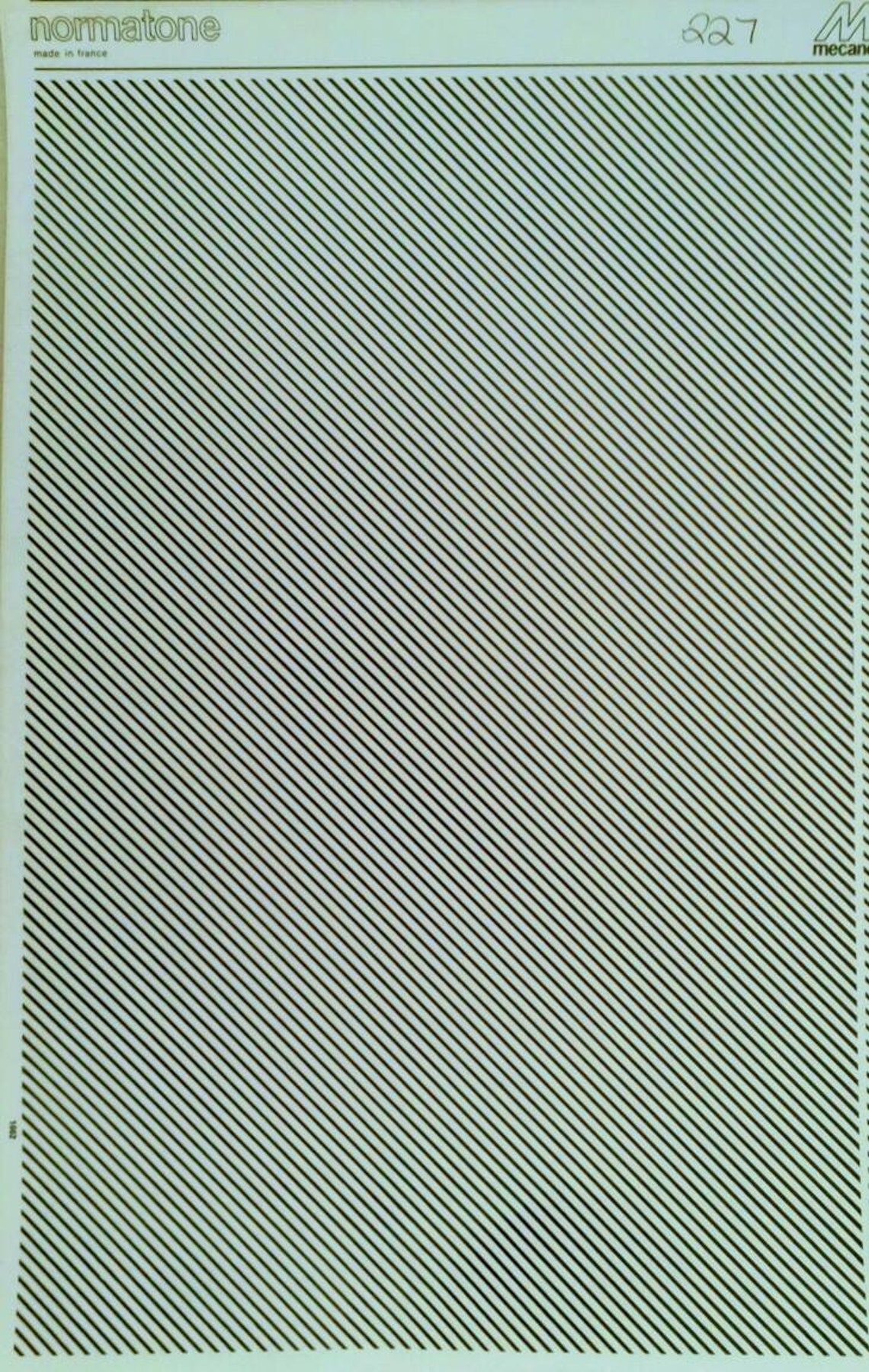 DIAGONAL LINES Manga Screentone Mecanorma Normatone Shading & Pattern ...