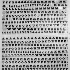 GOLD RUSH - LETRAGRAPHICA Letraset Dry Rub on Letter Transfers (choose ...