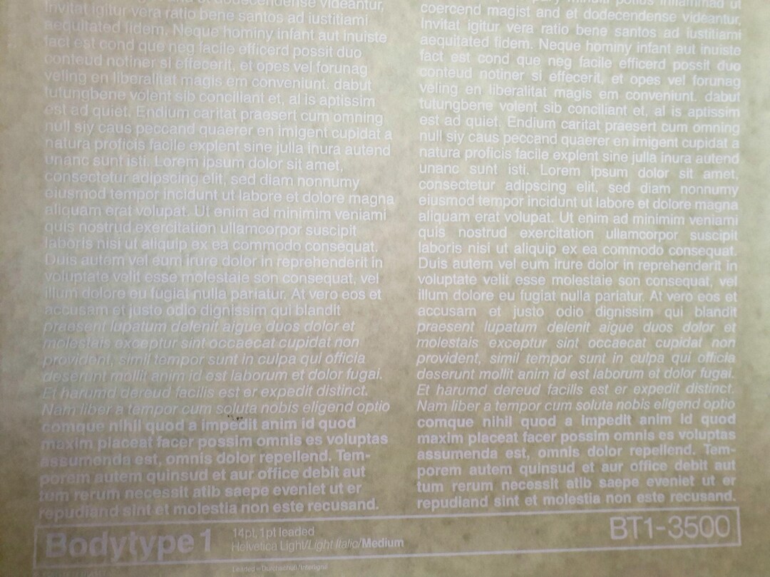 WHITE BODYTYPE - Manga Screentone Letraset Adhesive Sheets Shading Film ...