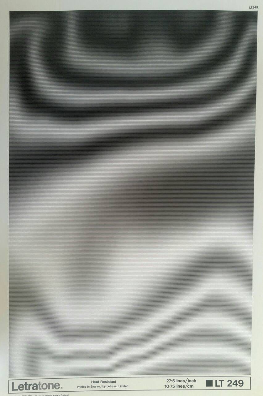 GRADUATED BLENDS Lines Manga SCREENTONE Letraset Adhesive Sheets Tone ...