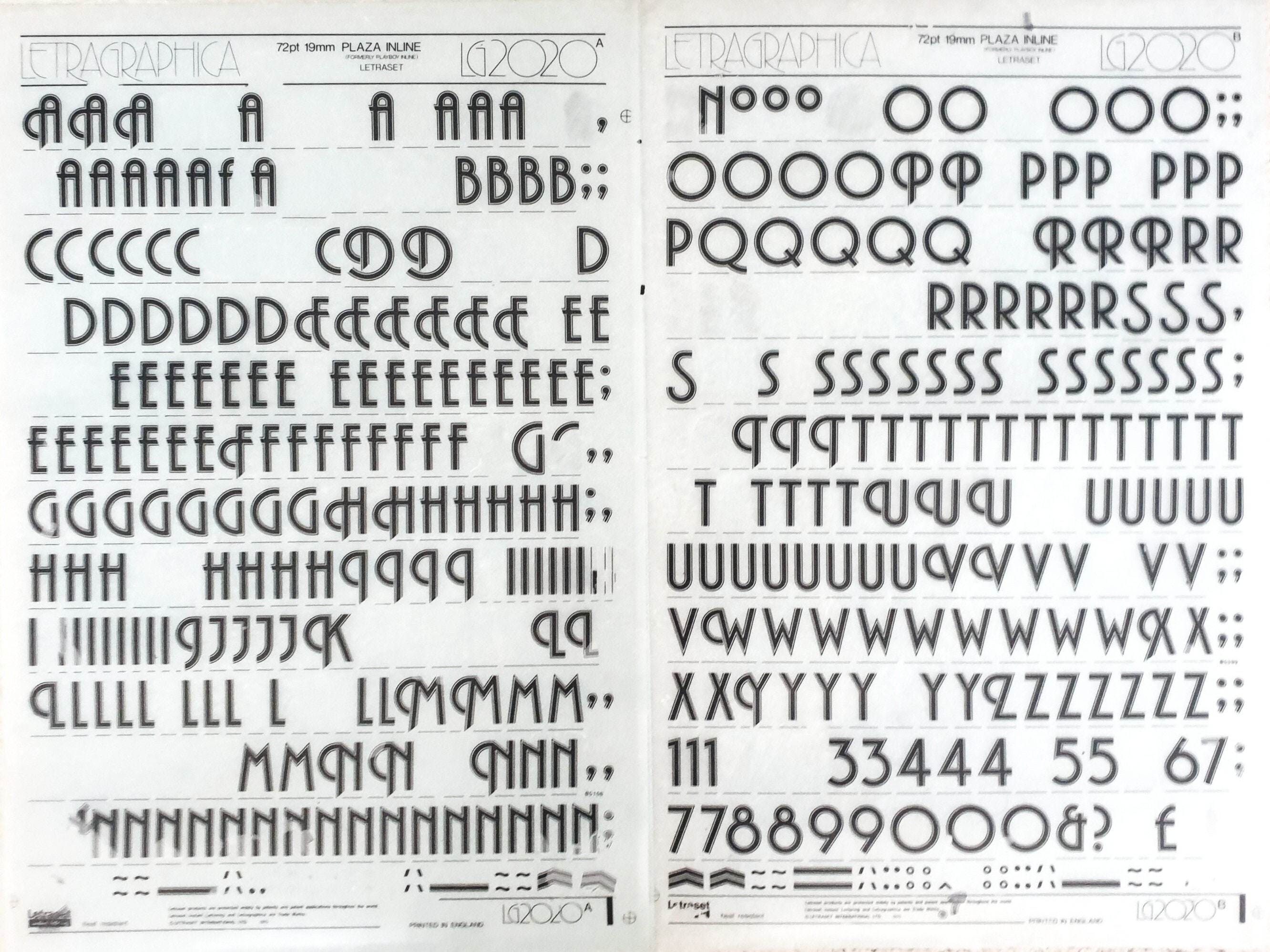 Letraset Fonts