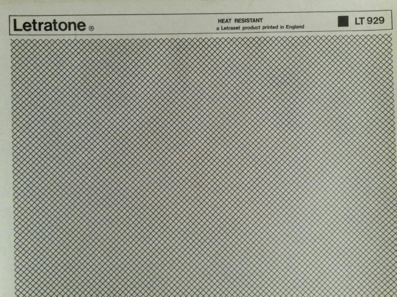 DIAMOND GRID / Diamond Pattern - Letraset Letratone Manga Screentone ...