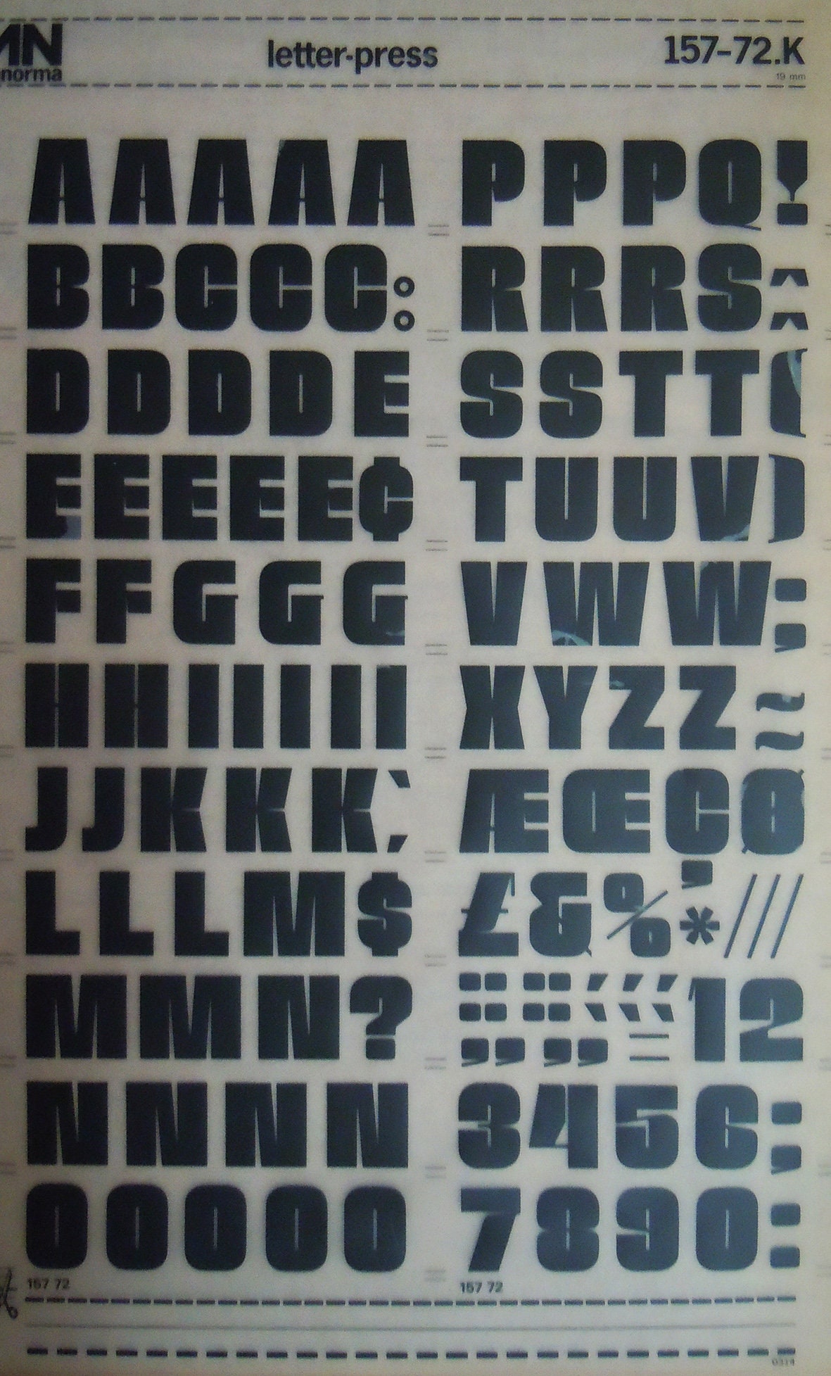 NEIL BOLD Letraset / Mecanorma instant rub on letter | Etsy