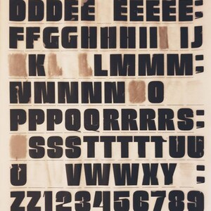 NEIL BOLD - Letraset / Mecanorma Instant Rub on Letter Transfers ...