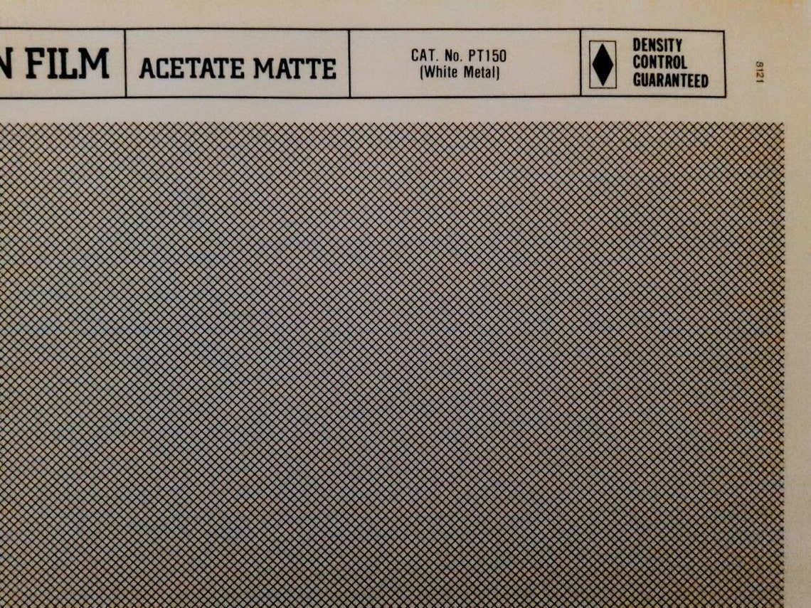DIAMOND GRID - Manga Screentone Chartpak / Mecanorma Normatone Shading ...